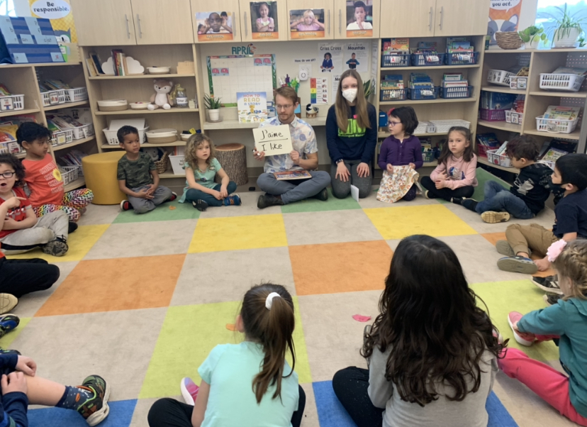 Bowdoin students share language learning through classroom partnerships