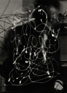 Man Ray, Space Writing (Self-Portrait), 1935